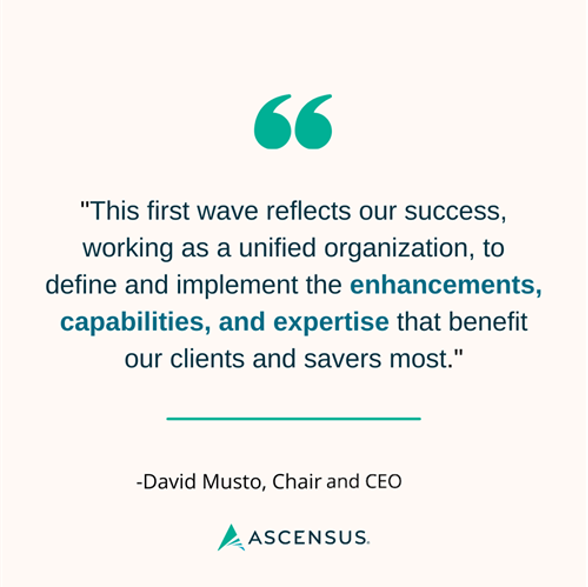 First Wave of Retirement Plans Transition to Ascensus Platform ...