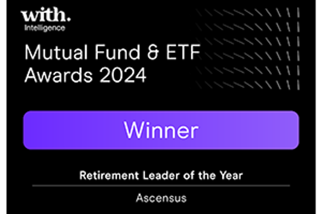 Ascensus Named 2024 Retirement Leader of the Year by With Intelligence